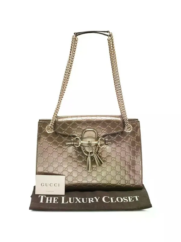 Gucci Emily Guccissima Shoulder Bag