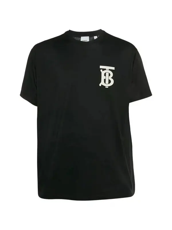 Burberry Tb Monogram T-shirt - Black