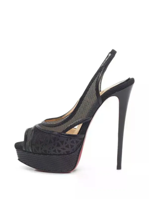 CHRISTIAN LOUBOUTIN Marina Slingback Sandals - Black