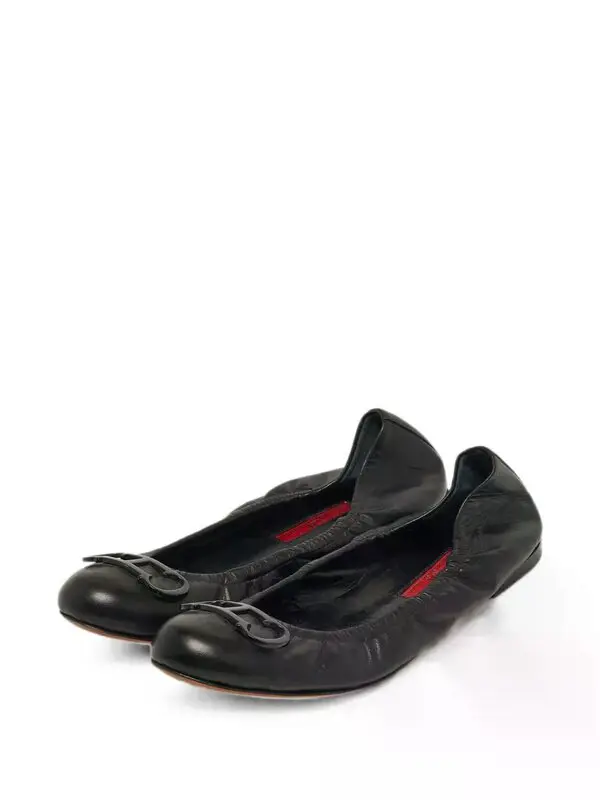 Carolina Herrera Logo-plaque Ballet Flats