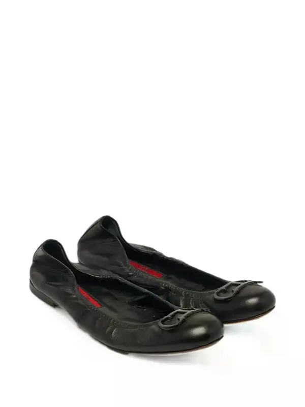 Carolina Herrera Logo-plaque Ballet Flats
