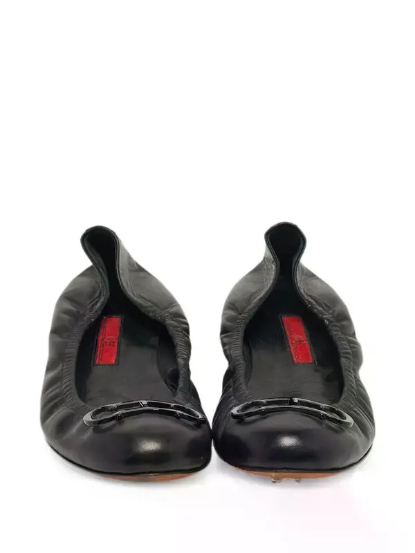 Carolina Herrera Logo-plaque Ballet Flats