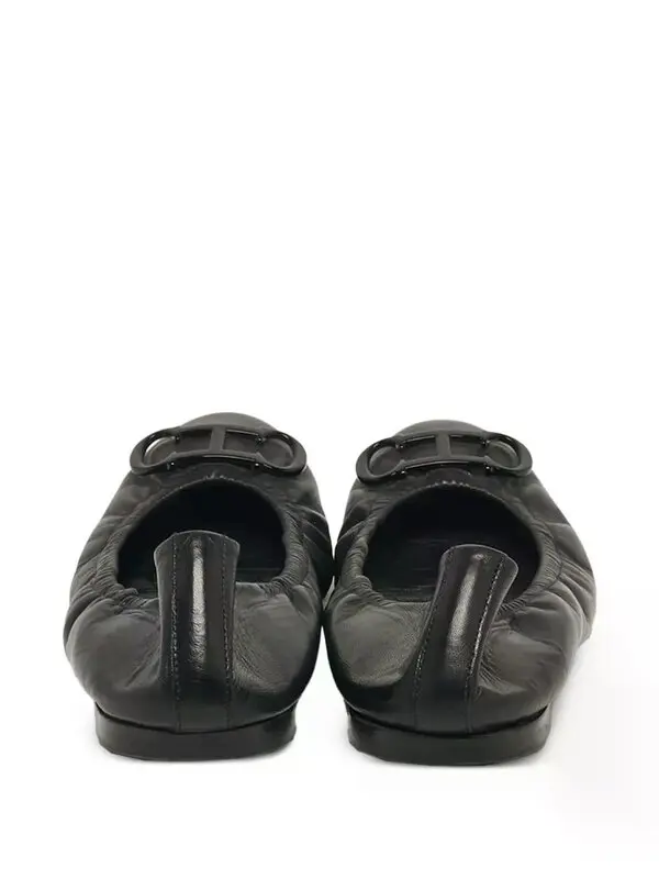 Carolina Herrera Logo-plaque Ballet Flats