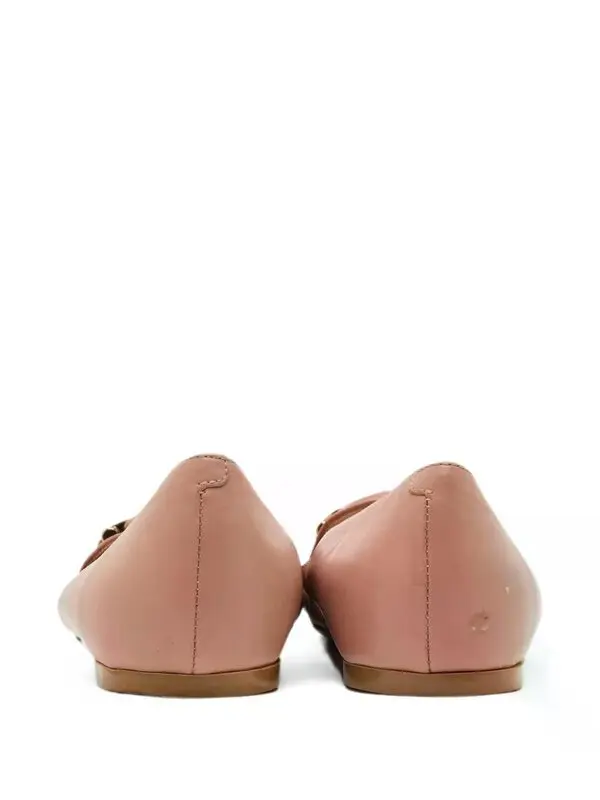 TOD'S Fringe Leather Ballet Flats