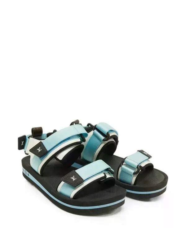 LOUIS VUITTON Arcade Touch-strap Flat Sandals