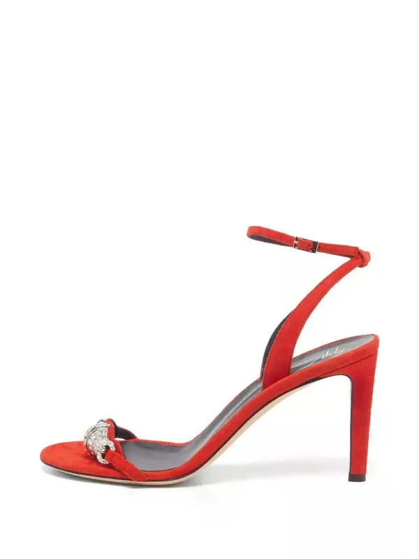 GIUSEPPE ZANOTTI Crystal-embellished Ankle-strap Heeled Sandals