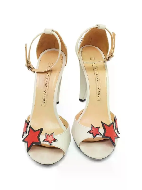 Marc Jacobs Star-patch Ankle-strap Sandals