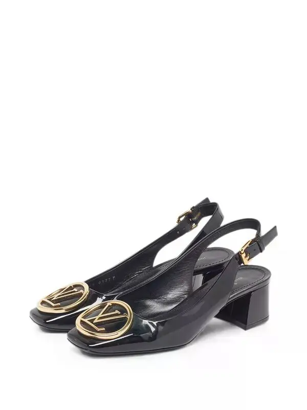 LOUIS VUITTON Madeleine Slingback Heeled Pumps