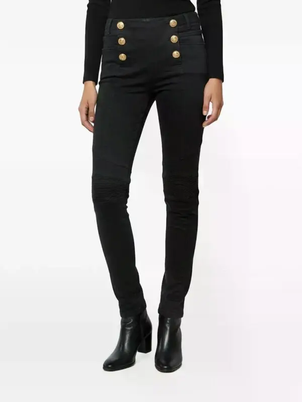 Balmain Distressed Skinny Jeans