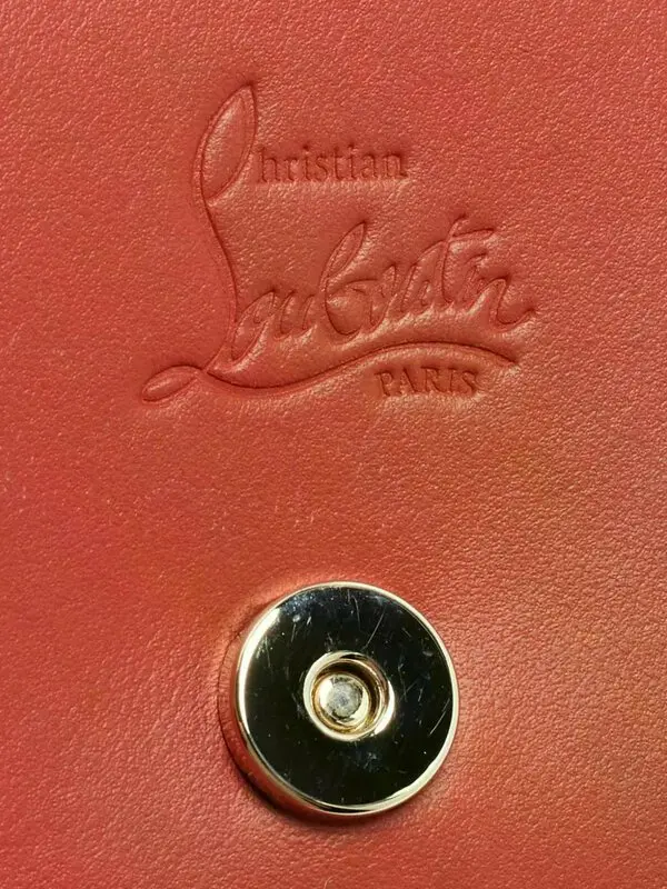 CHRISTIAN LOUBOUTIN Loubi54 Leather Wallet On Chain