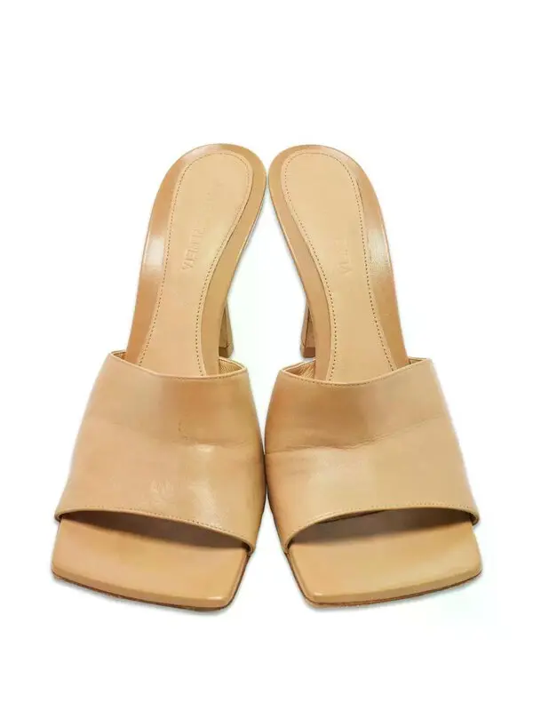 Bottega Veneta Lido Square-toe Sandals - Brown