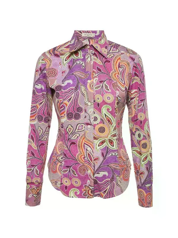 Etro Paisley-print Shirt - Pink