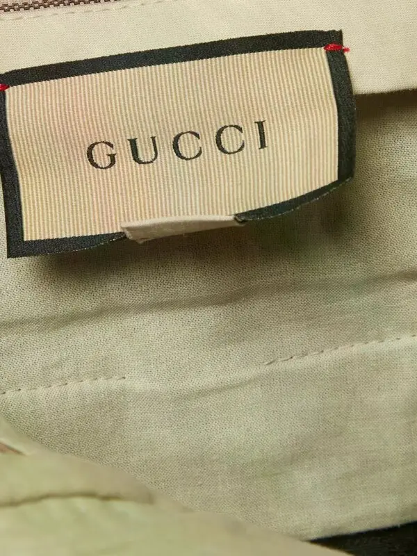 Gucci Logo-pattern Trousers