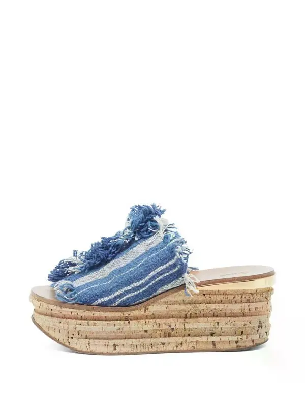 Chloé Fringed Detail Sandals