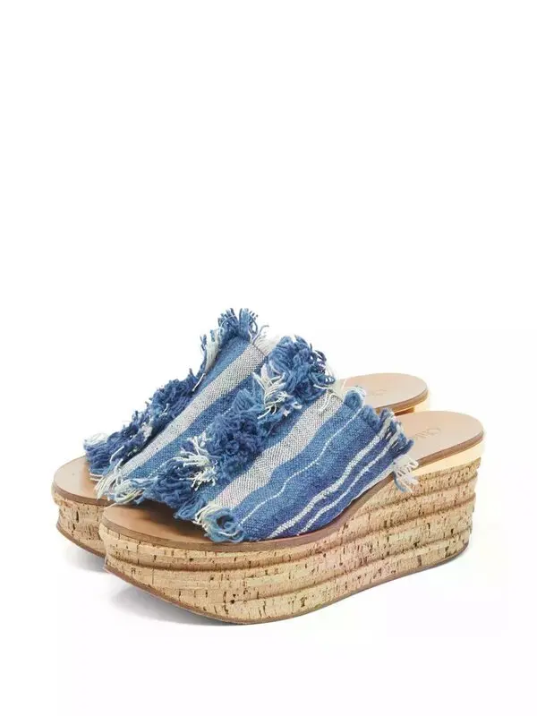 Chloé Fringed Detail Sandals