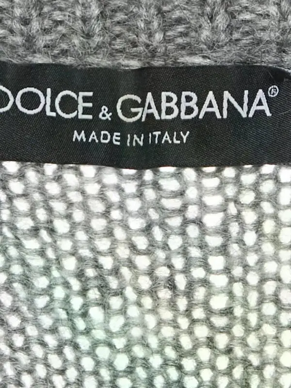 Dolce & Gabbana Lace-trim Rib-knit Mini Dress