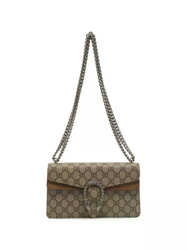 Gucci Dionysus Crystal Shoulder Bag - Neutrals