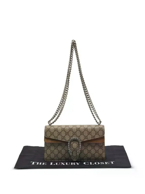 Gucci Dionysus Crystal Shoulder Bag - Neutrals