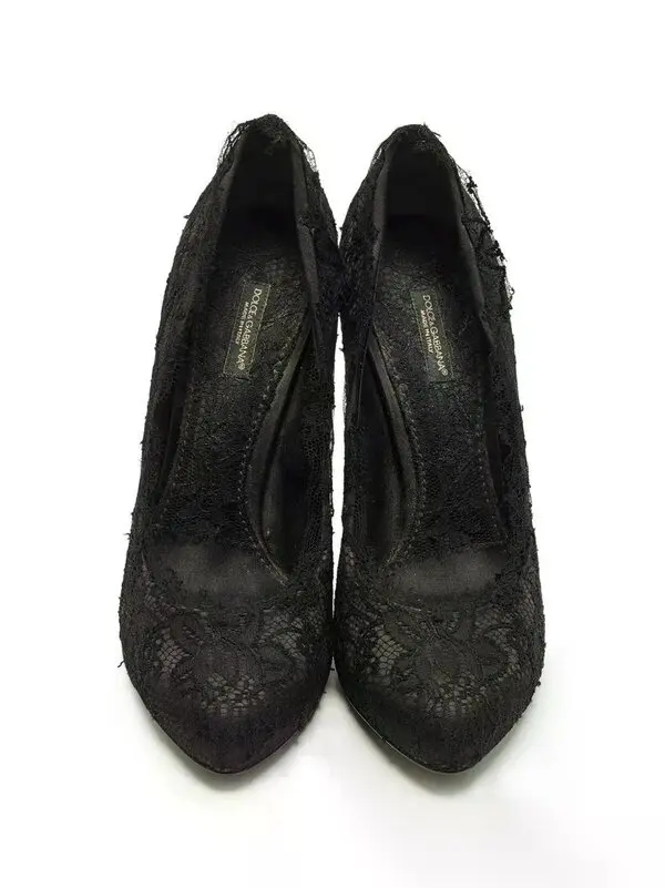 Dolce & Gabbana Lace Round-toe Pumps