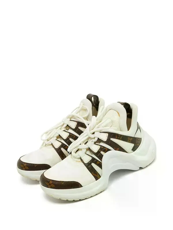 LOUIS VUITTON Archlight Monogram Sneakers - White