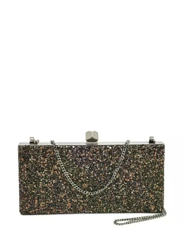 JIMMY CHOO Celeste Glitter Clutch Bag