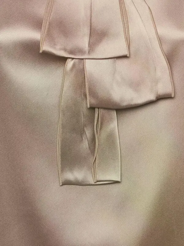 Emporio Armani Bow-detail Sleeveless Blouse