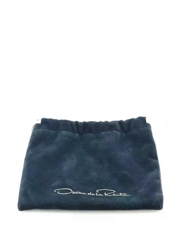 Oscar De La Renta Beaded Clip-on Earrings