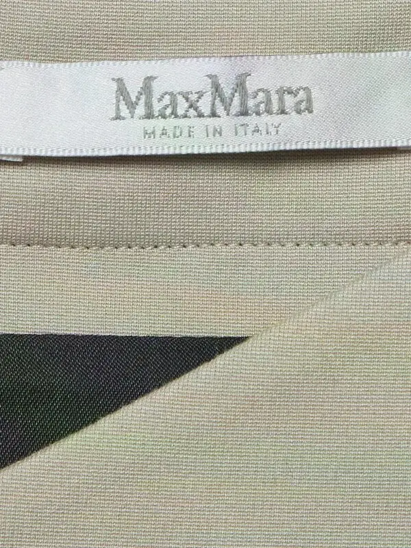 Max Mara V-neck Jersey Dress