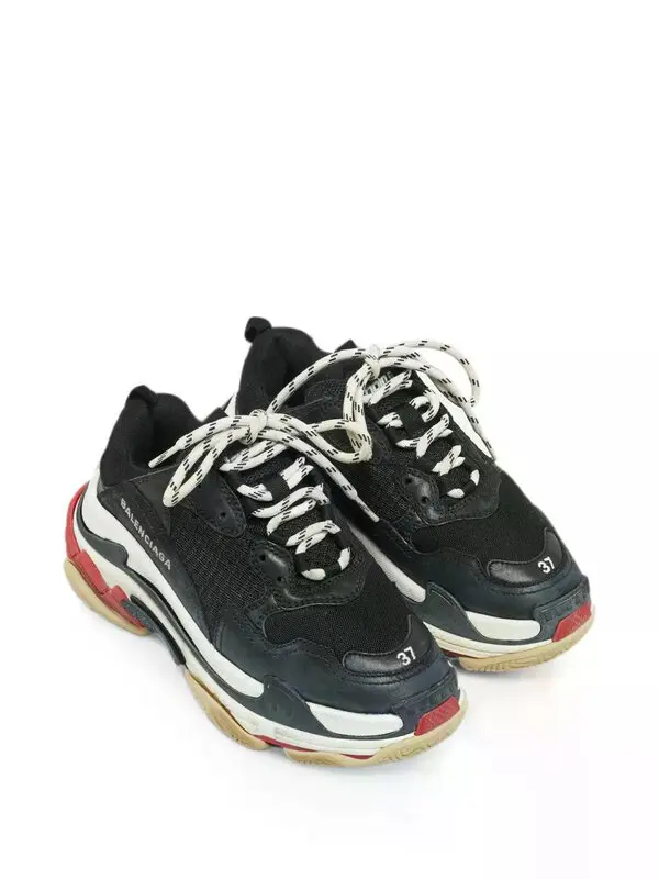 Balenciaga Triple S Mesh-detail Sneakers