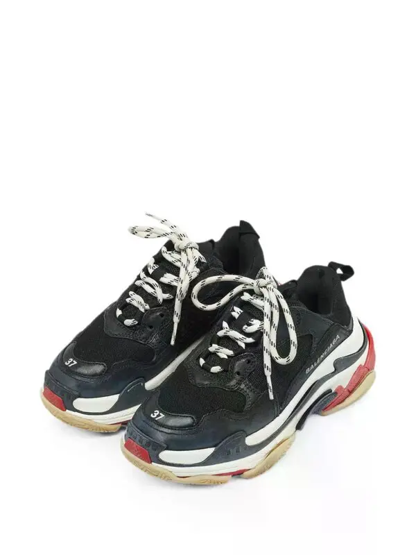 Balenciaga Triple S Mesh-detail Sneakers