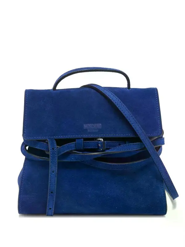 Moschino Suede Mini Bag - Blue