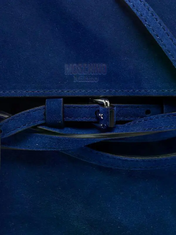 Moschino Suede Mini Bag - Blue