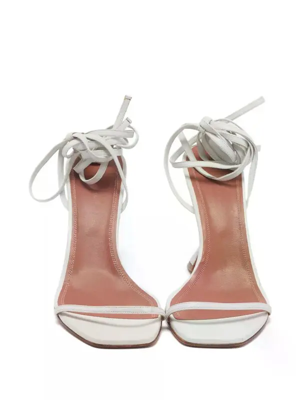 Amina Muaddi Lori Leather Sandals