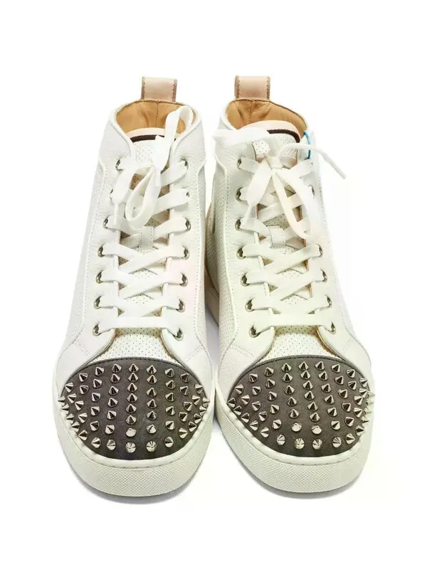 CHRISTIAN LOUBOUTIN Fun Lou Spikes High-top Sneakers