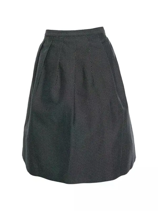 Emporio Armani Textured Pleated Midi Skirt