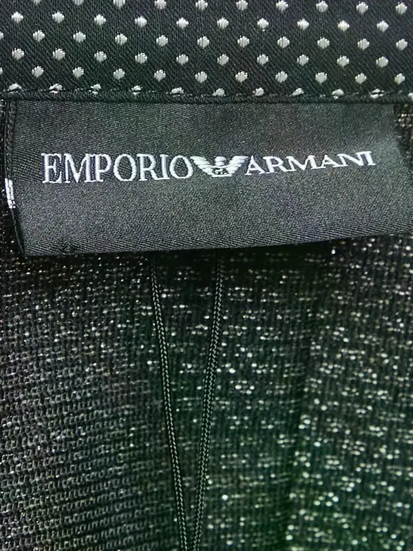 Emporio Armani Textured Pleated Midi Skirt