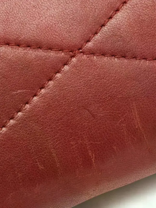 LANVIN Sugar Chain-strap Leather Shoulder Bag - Red