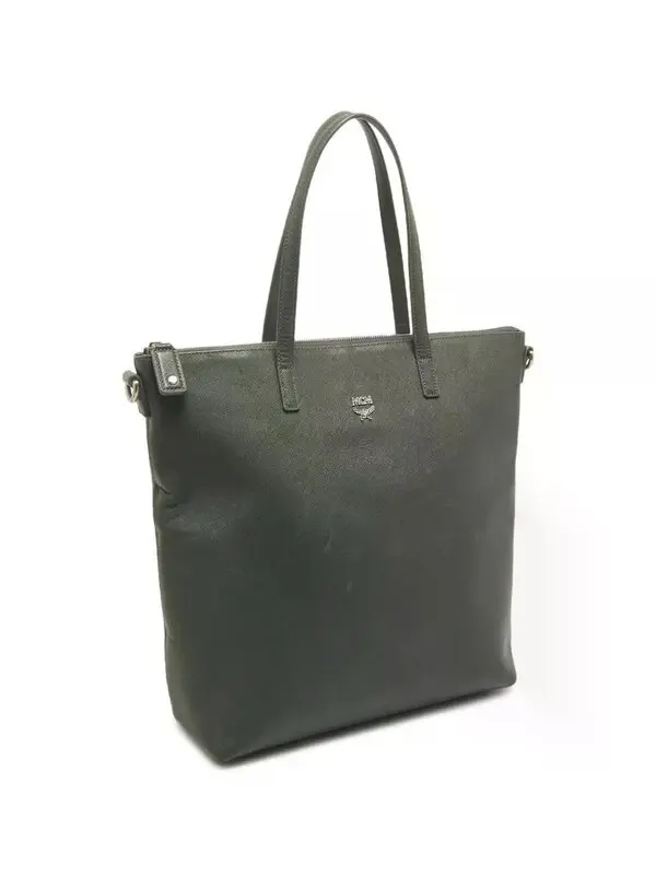 Mcm Leather Tote Bag