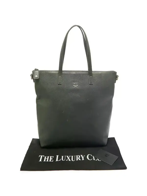 Mcm Leather Tote Bag