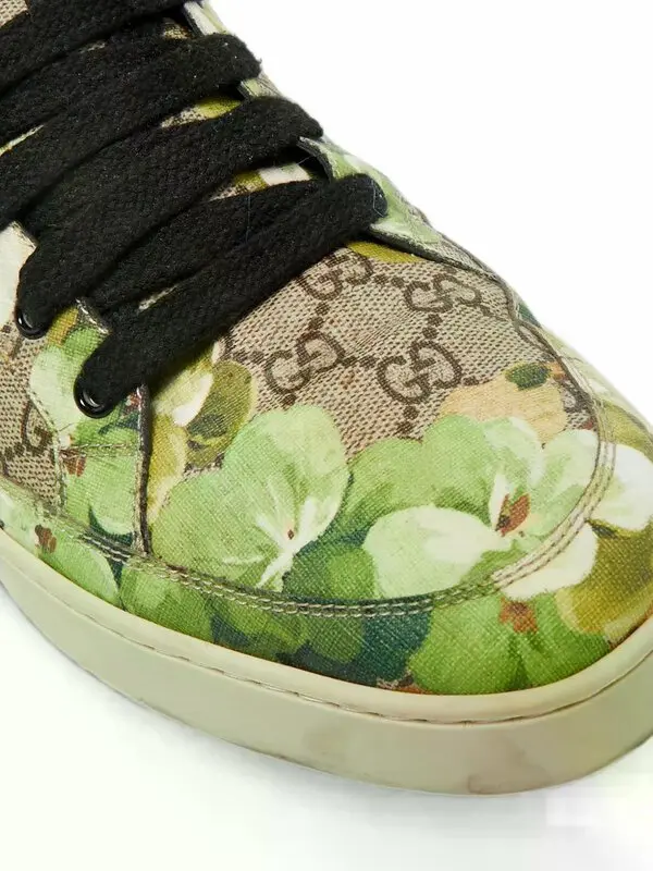 Gucci Gg-supreme Blooms High-top Sneakers
