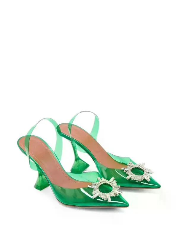 Amina Muaddi Begum Crystal-embellished Pumps