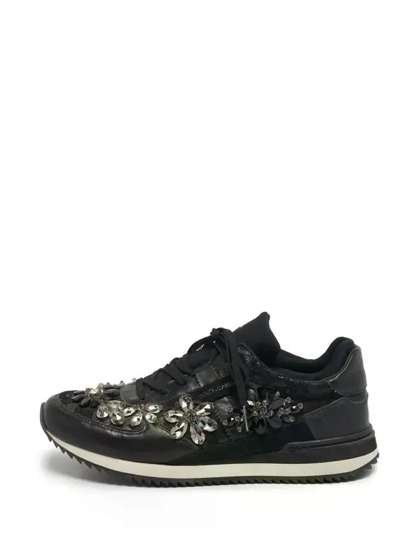 Dolce & Gabbana Crystal-embellished Sneakers