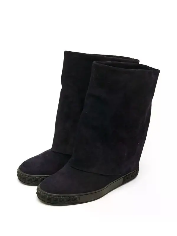 Casadei Renna Gotham Wedge Sneakers