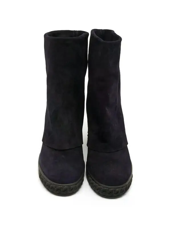 Casadei Renna Gotham Wedge Sneakers