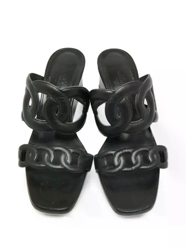 Hermès Wedge Sandals