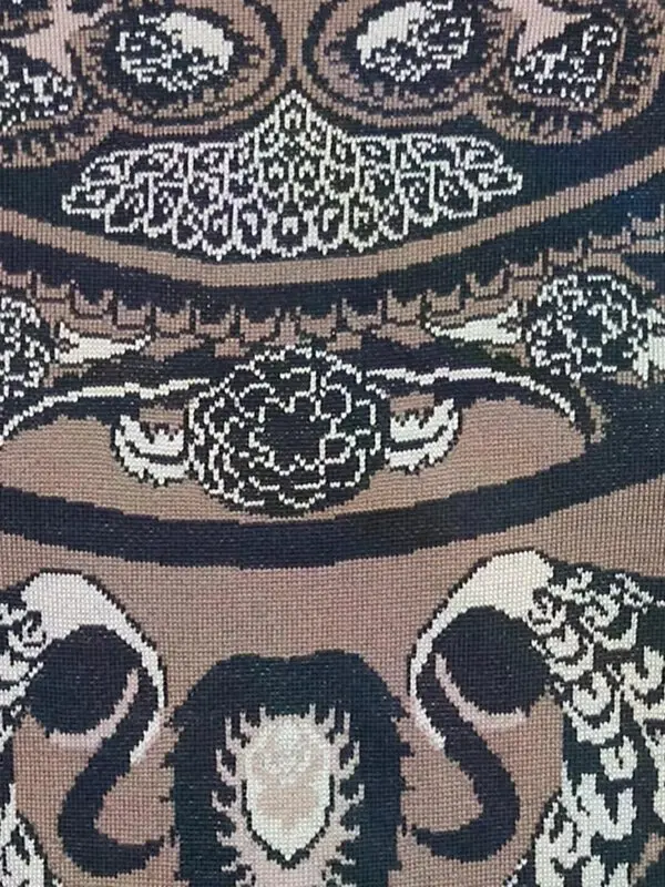 Alexander McQueen Jacquard-knit Midi Dress