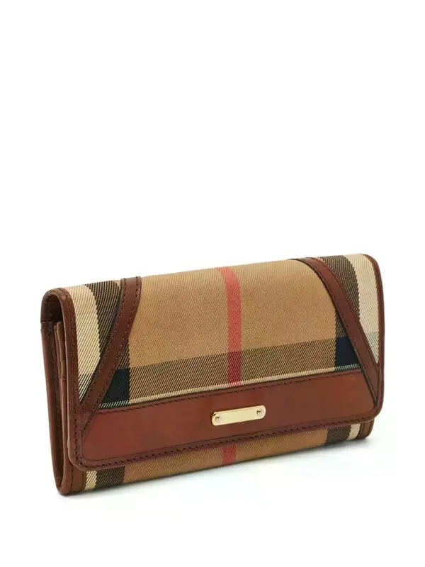 Burberry Leighton Press-stud-fastening Wallet