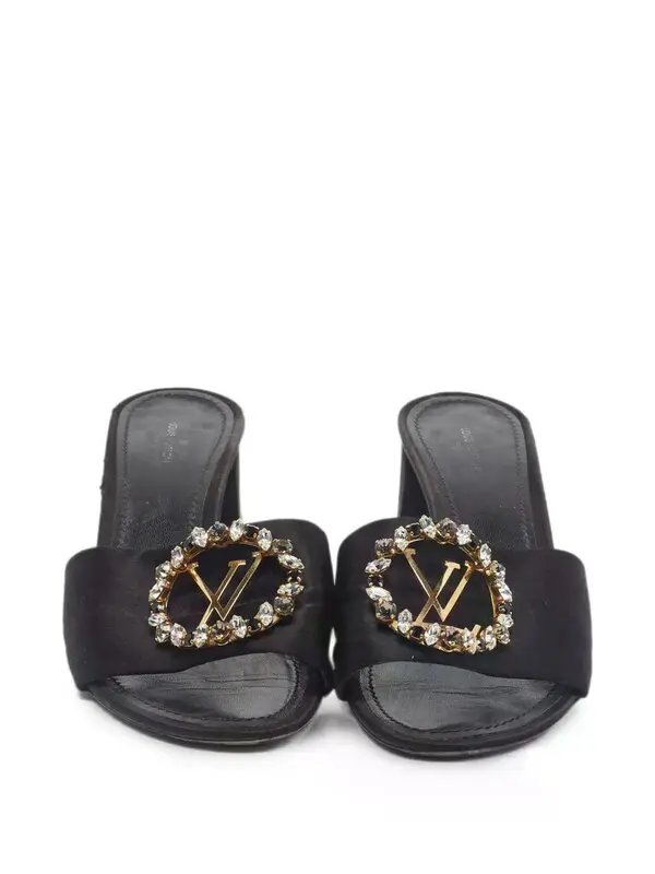 LOUIS VUITTON Madeleine Crystal-embellished Heeled Sandals