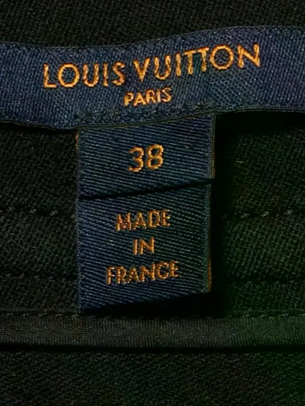 LOUIS VUITTON Button-up Knit Mini Skirt