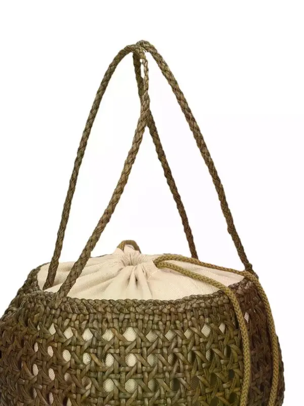 Dragon Diffusion Juventus Woven Leather Bucket Bag